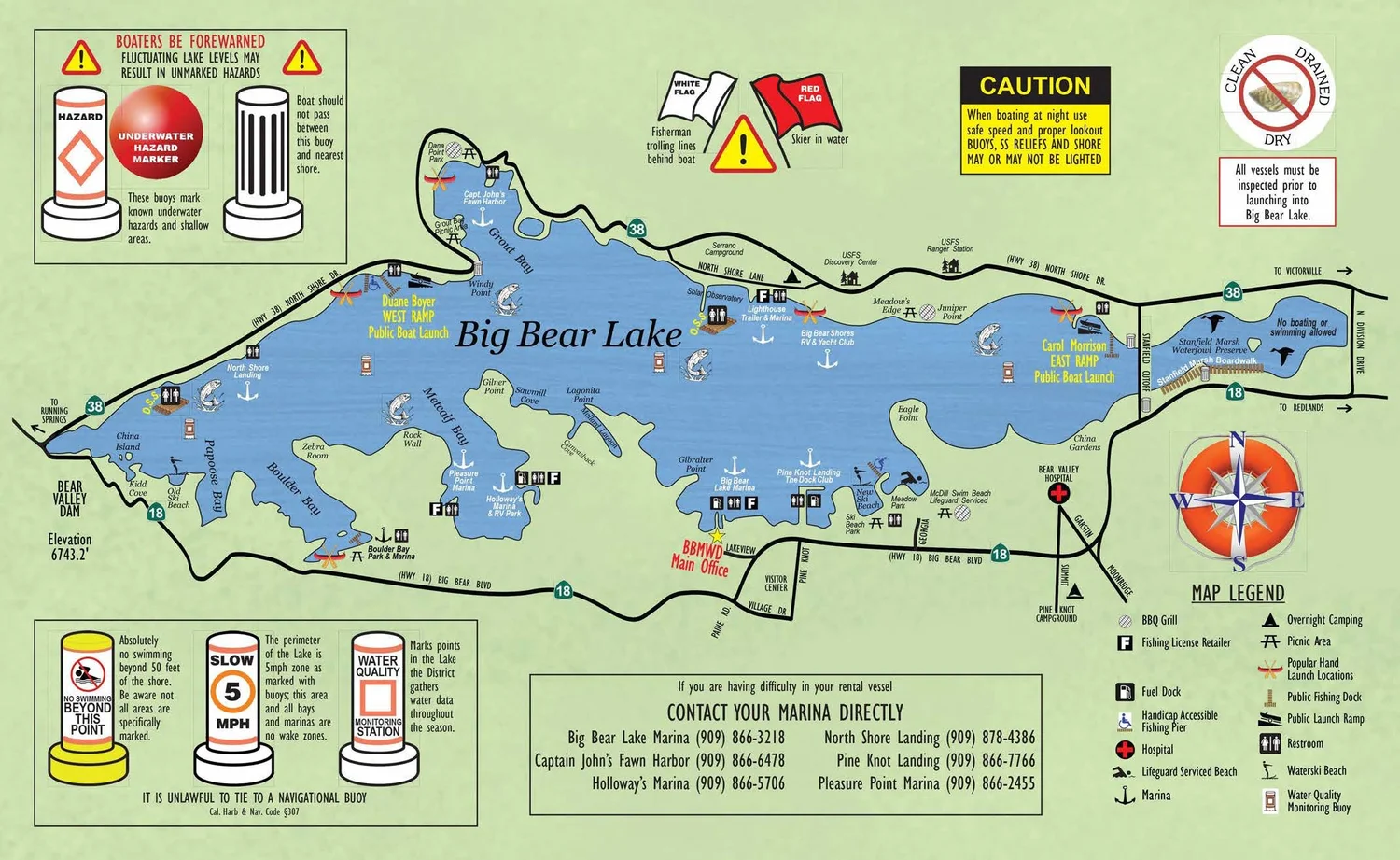 Lake Maps — Big Bear Municipal Water District