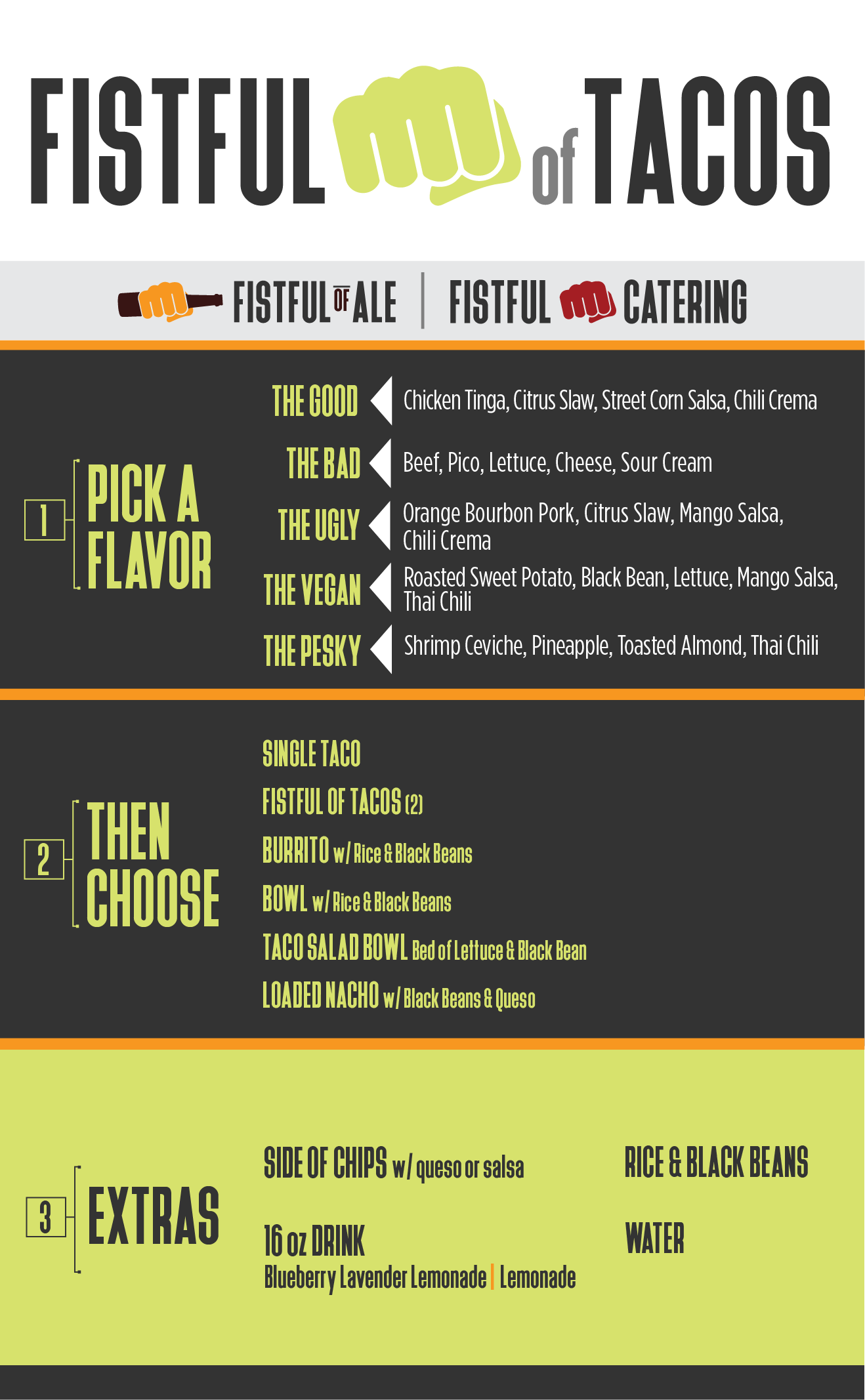 Menu — Fistful of Tacos