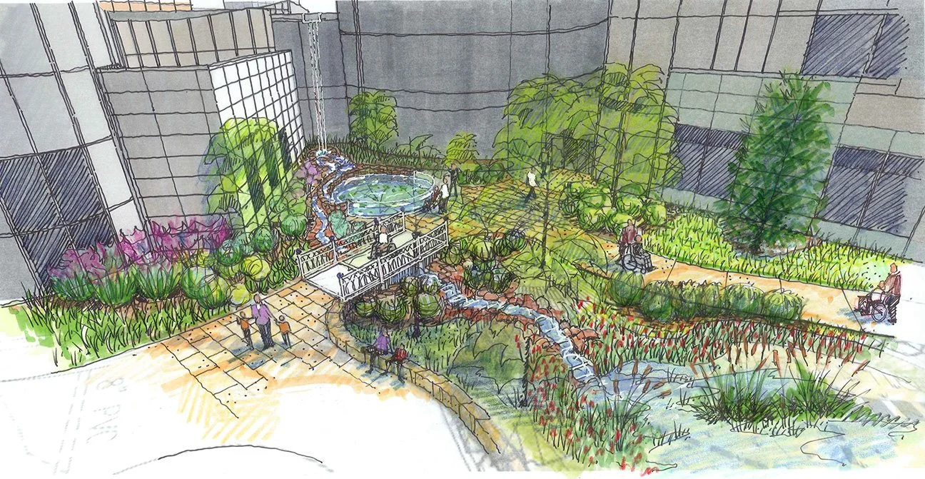 Ranken Jordan Pediatric Bridge Hospital Therapy Play Garden — SWT Design