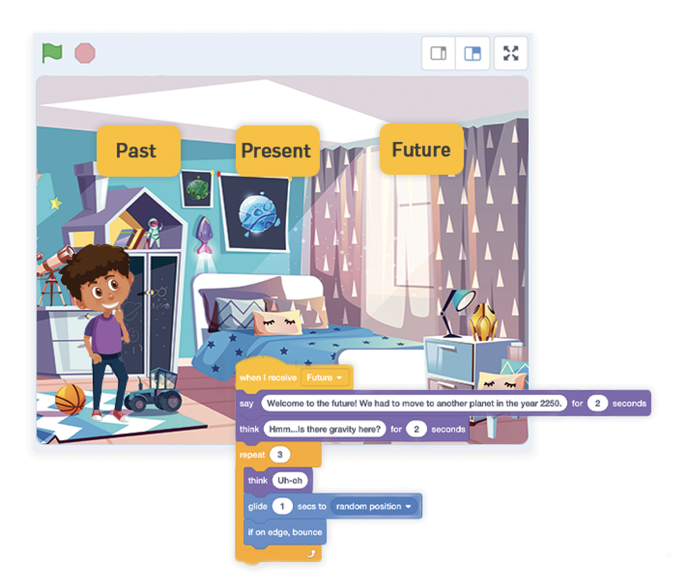 Free Time Travel Coding Activity — Coco Coders