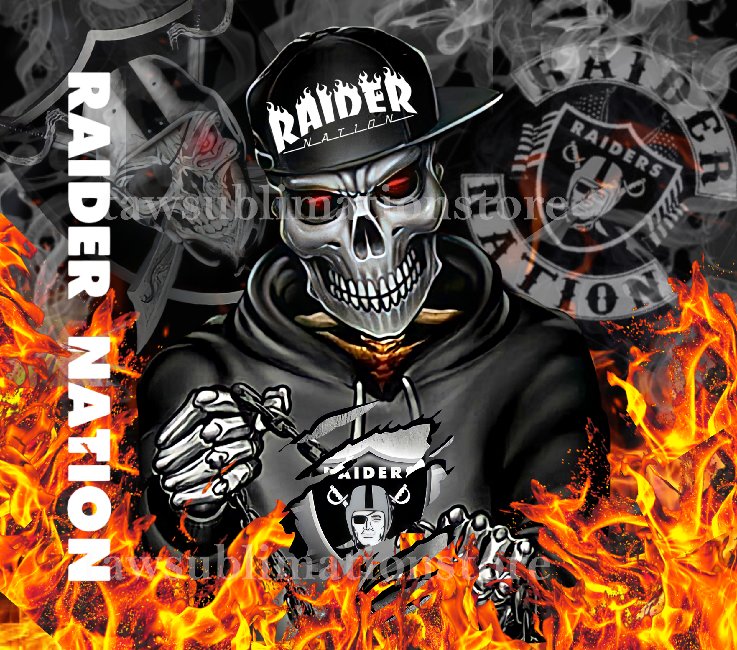 Raider Nation Skull