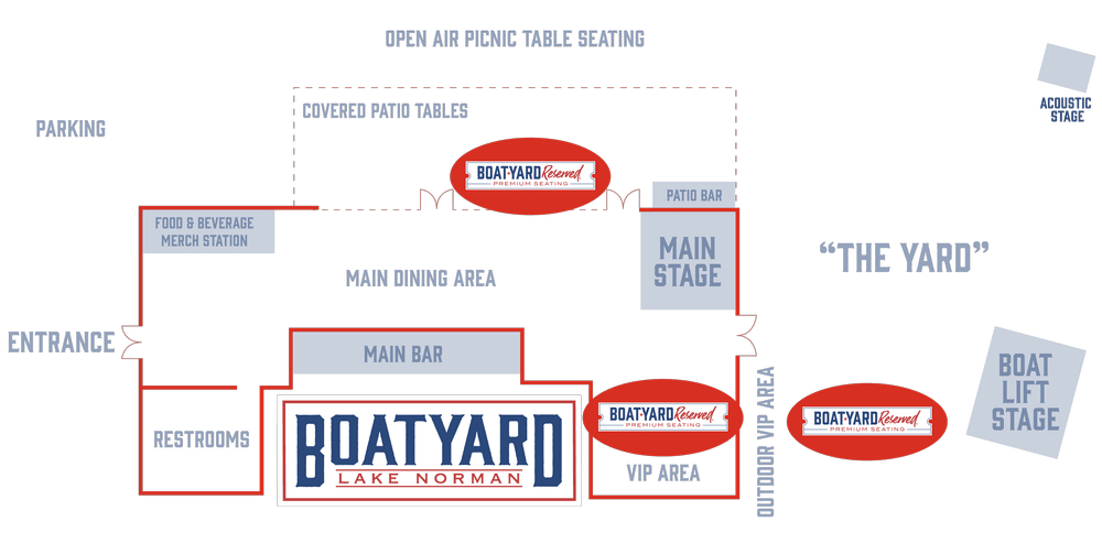 Boatyard Reserved - Premium Seating — Boatyard LKN Bar & Live Music Venue