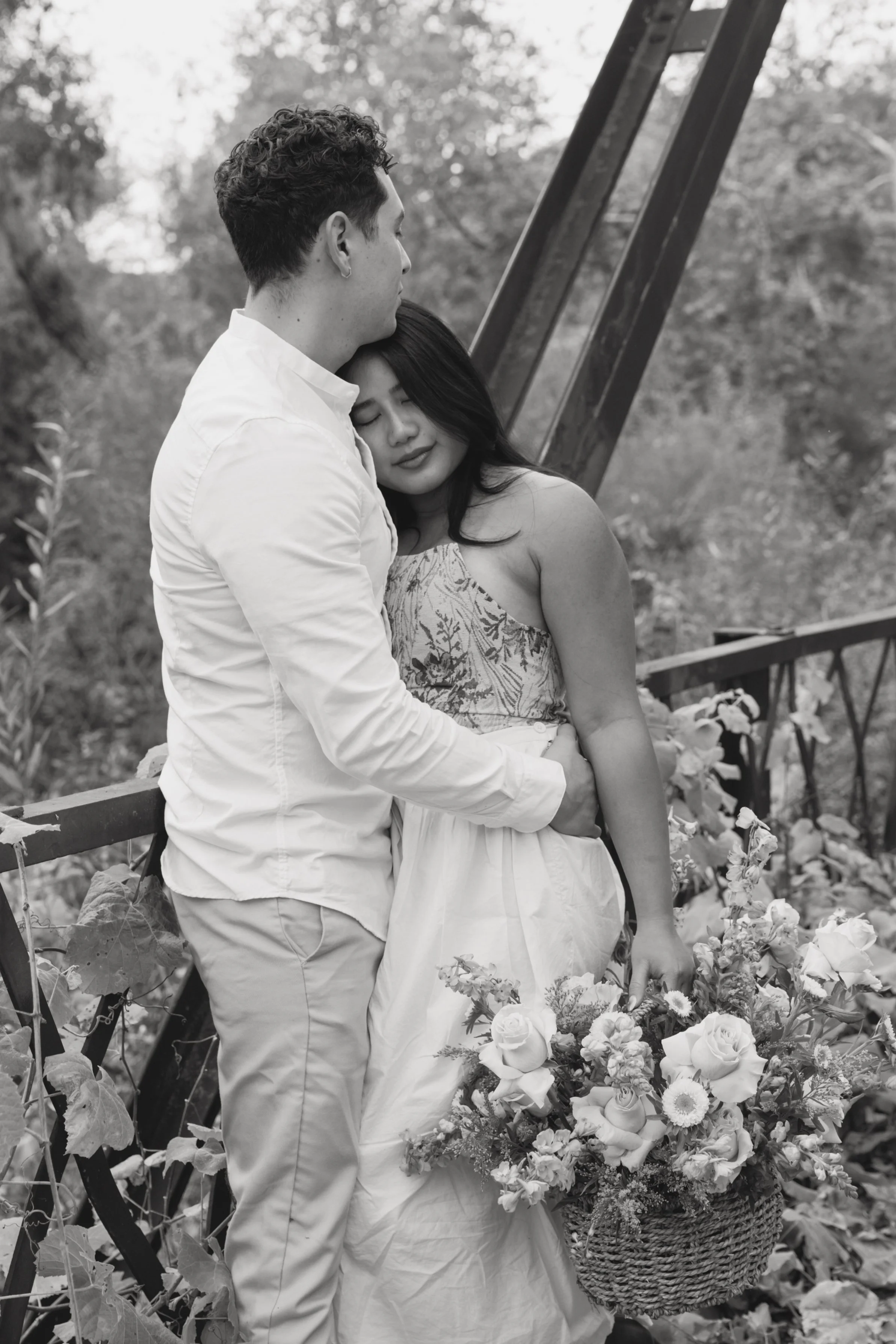 Kylie Bady Photography-Cottage core vintage inspired engagement photoshoot