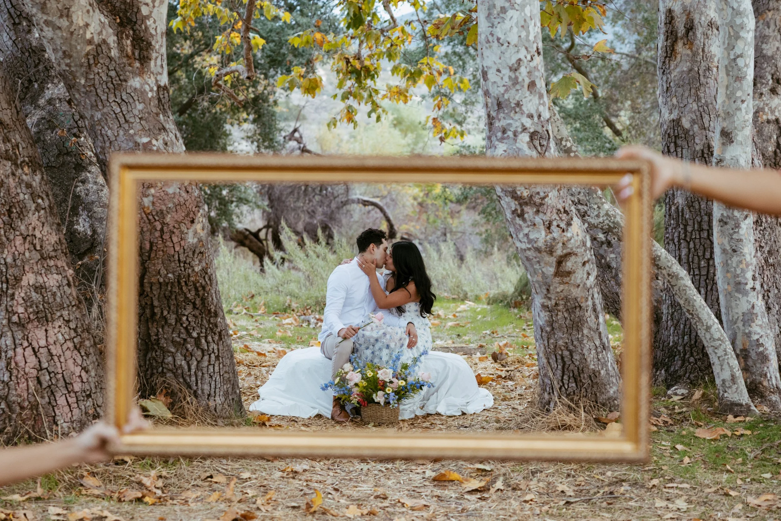 Kylie Bady Photography-Cottage core vintage inspired engagement photoshoot