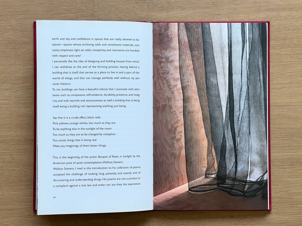 Peter Zumthor Thinking Architecture