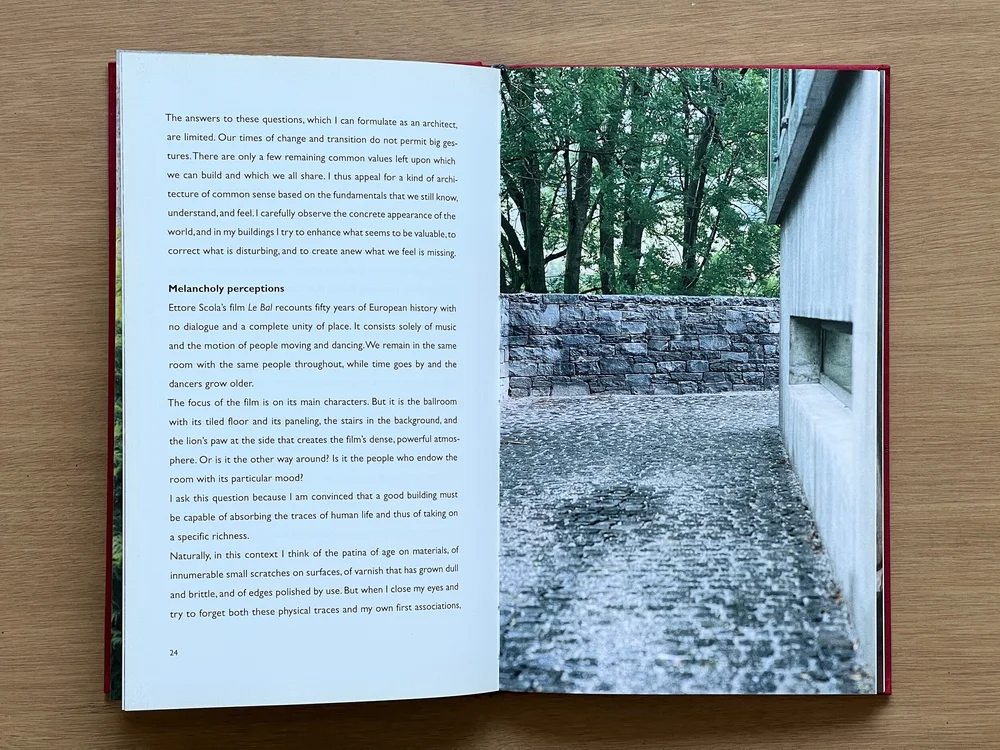 Peter Zumthor Thinking Architecture