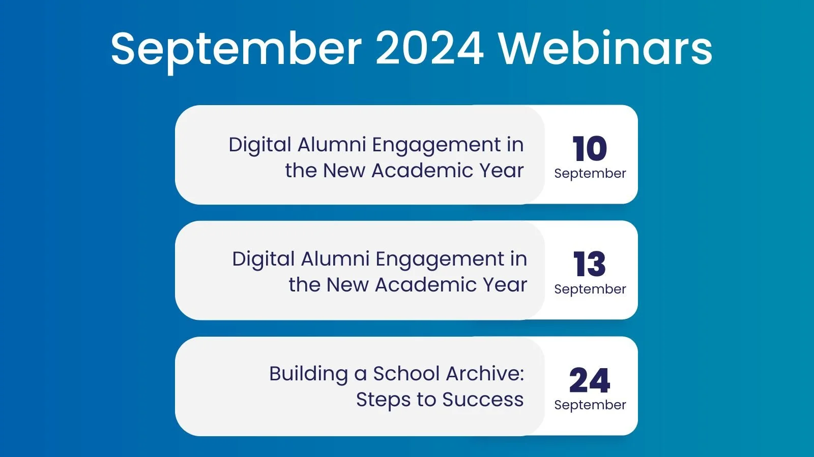 Upcoming Webinars: September 2024 — SocialArchive®