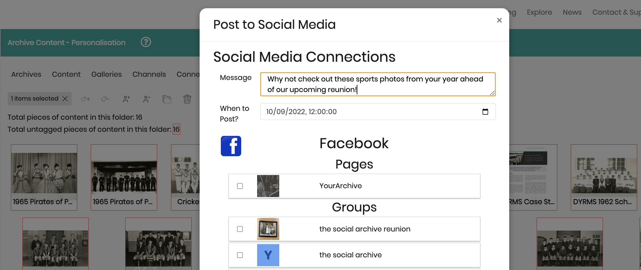 Introducing greater social integration from SocialArchive ...