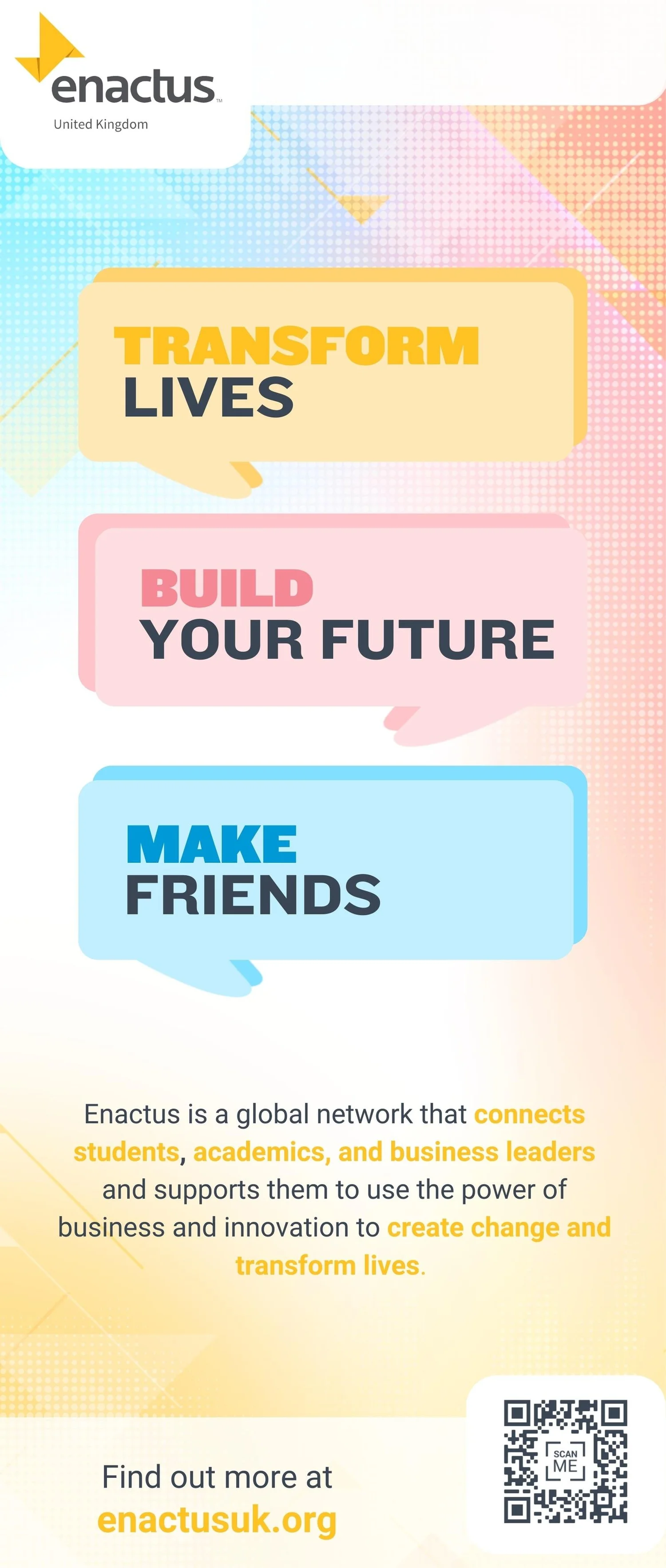 Recruitment Posters & Leaflets — Enactus UK & Ireland