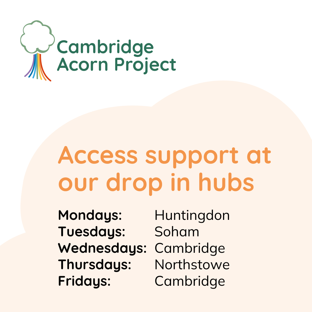 Wellbeing Drop-In Hubs — Cambridge Acorn Project