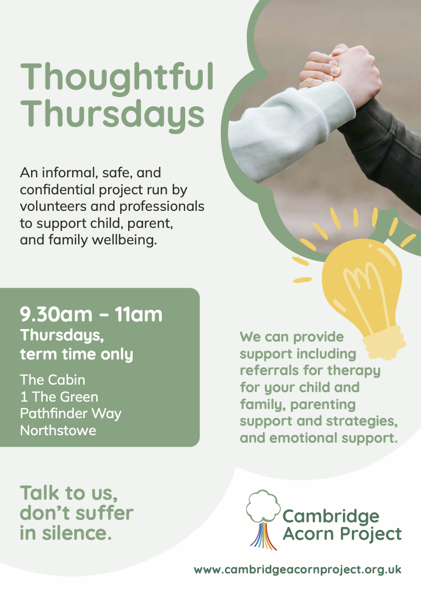 Wellbeing Drop-In Hubs — Cambridge Acorn Project