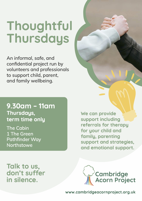 Wellbeing Drop-In Hubs — Cambridge Acorn Project