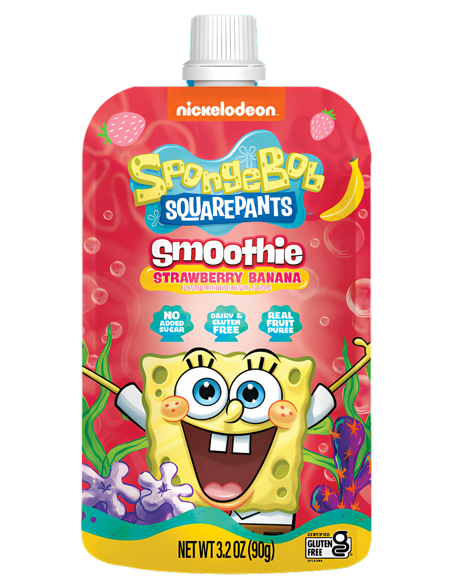 SpongeBob Kid's Smoothie Pouch — Pouch Brokers | Foodservice Broker for ...