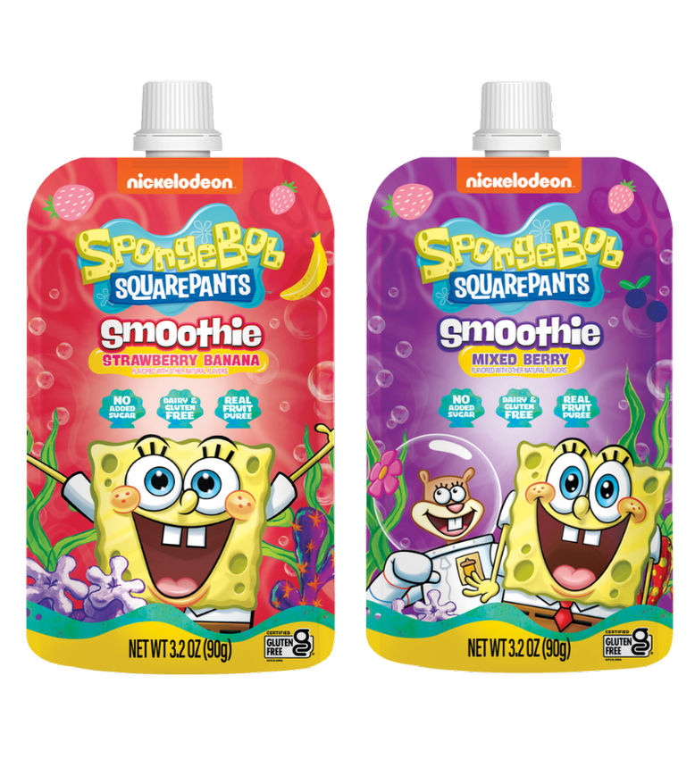 SpongeBob Kid's Smoothie Pouch — Pouch Brokers | Foodservice Broker for ...