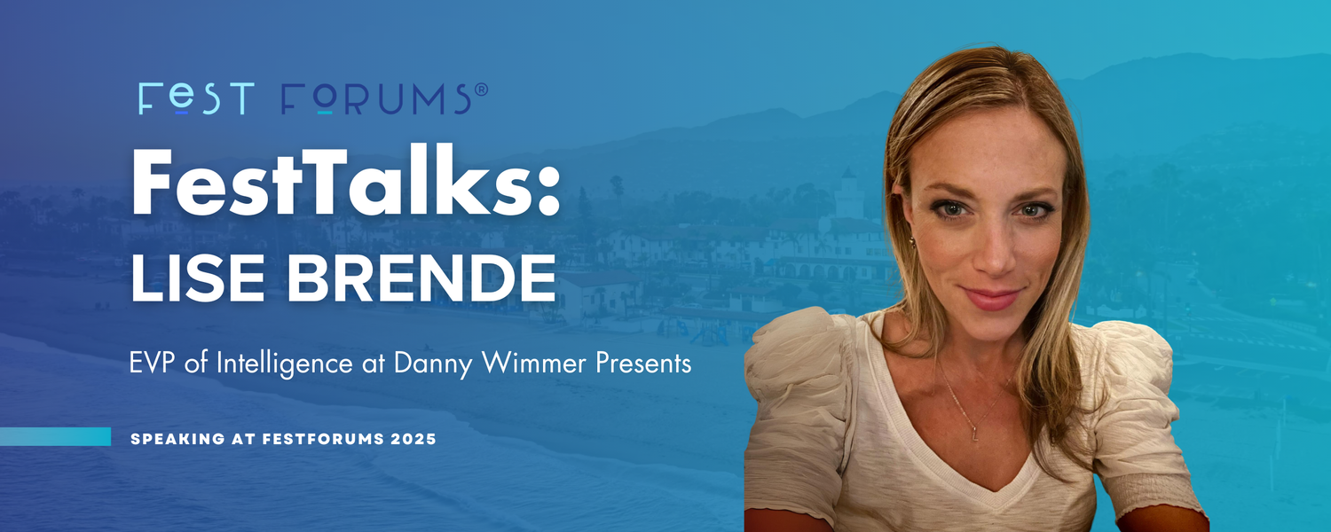 FestTalks: The Art of Data in the Festival Industry with Lise Brende of Danny Wimmer Presents ...