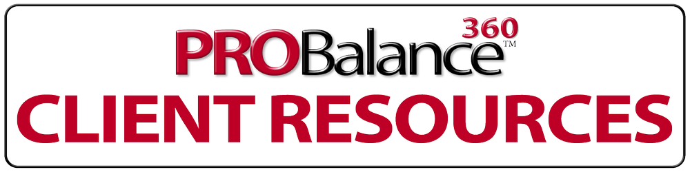 Client Resources — Learn ProBalance