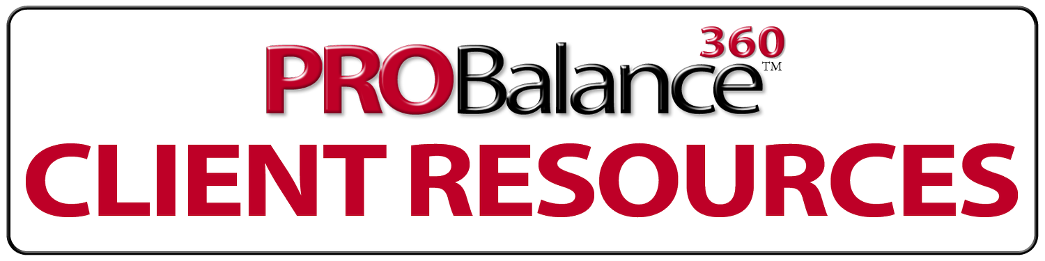 Client Resources — Learn ProBalance
