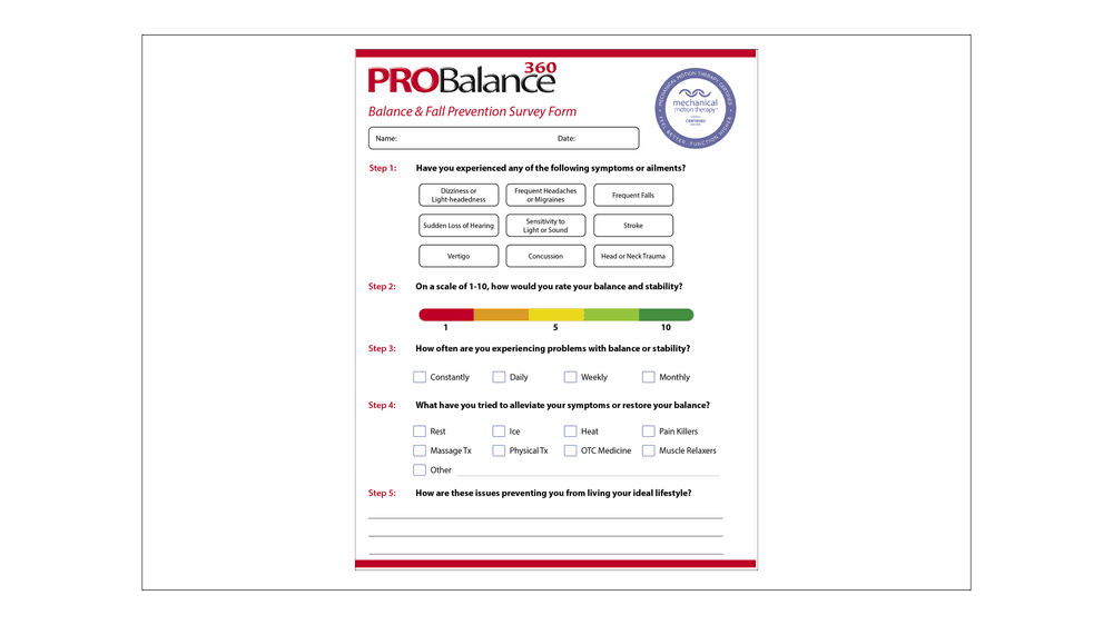 Patient - Findings - Pathway — Learn ProBalance