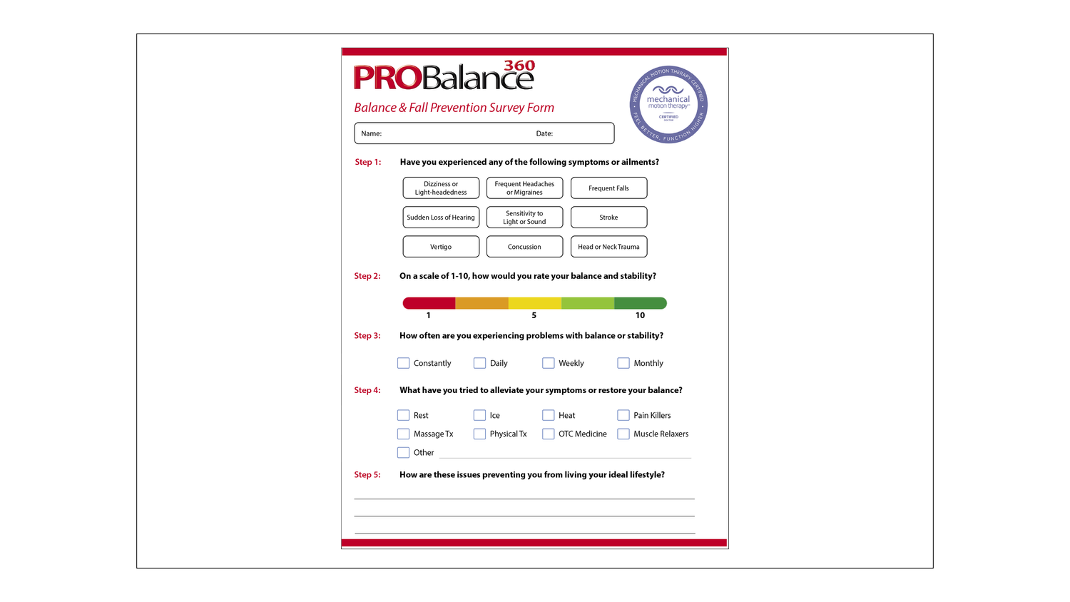 Patient - Findings - Pathway — Learn ProBalance