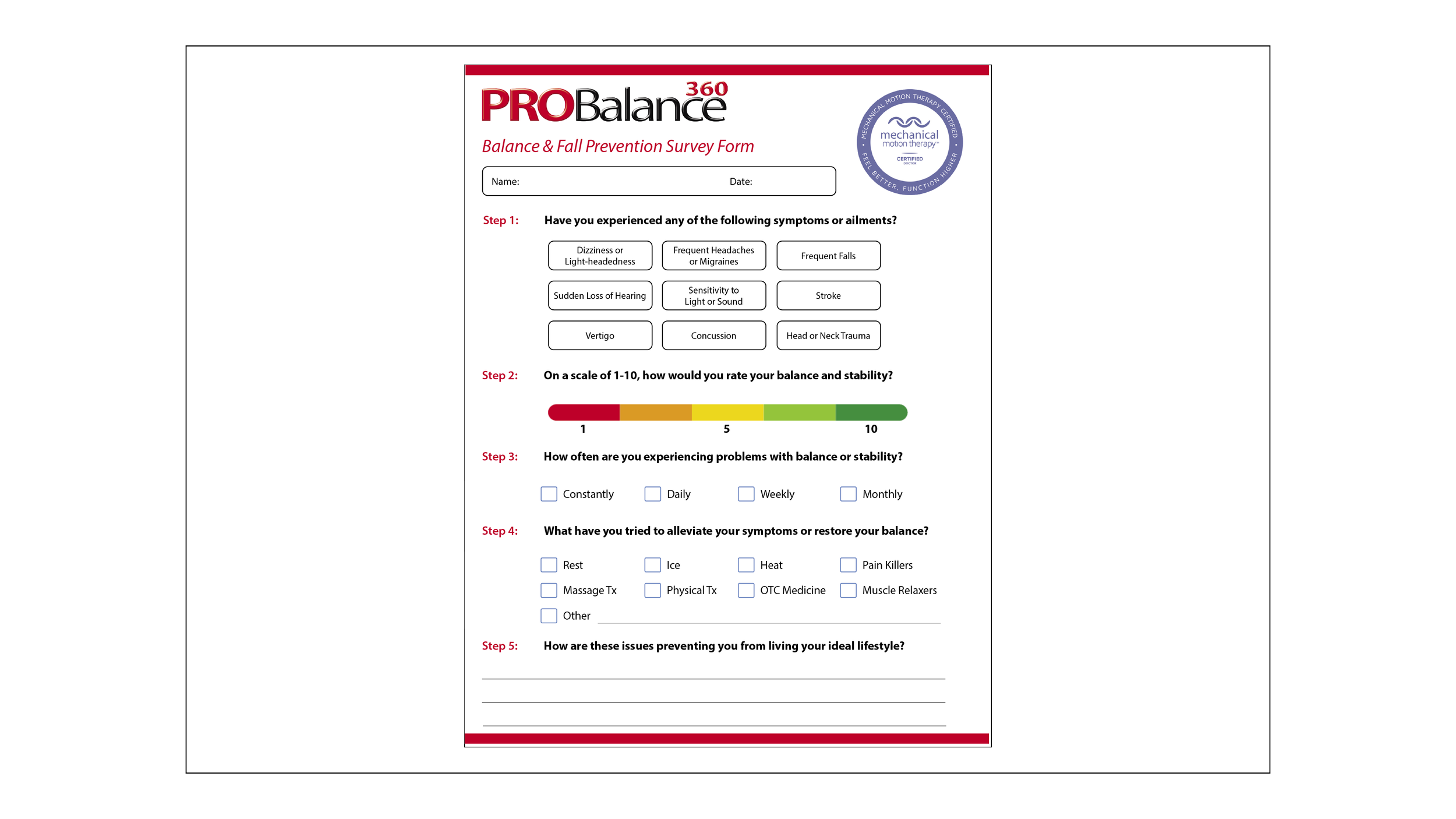 Patient - Findings - Pathway — Learn ProBalance
