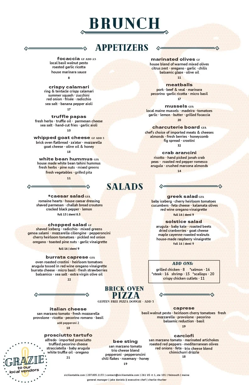 Brunch — Sicilian Table