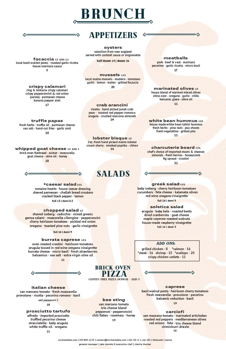 Brunch — Sicilian Table