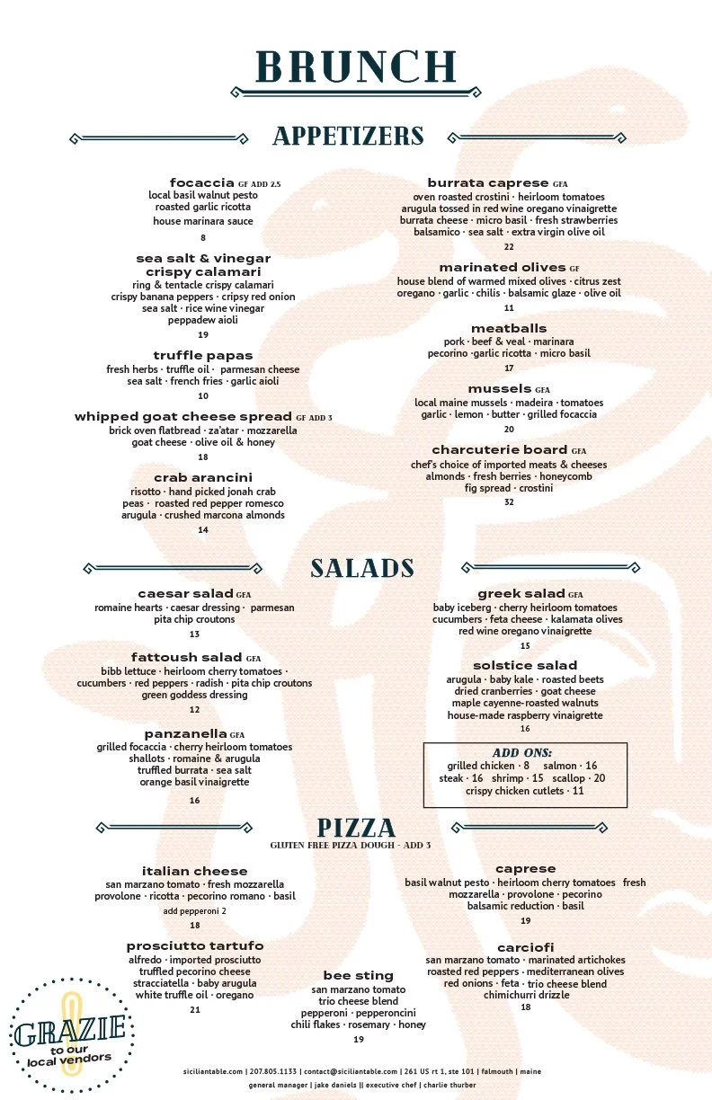 Brunch — Sicilian Table