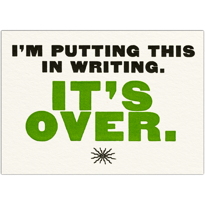 It's Over — Paper Hammer