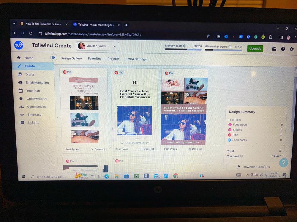 How To Use Tailwind For Pinterest. — Khalilah Yasmeen