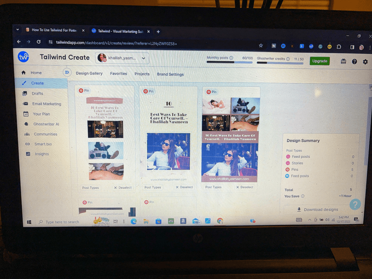 How To Use Tailwind For Pinterest. — Khalilah Yasmeen