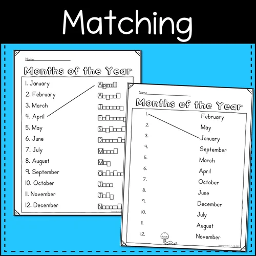 Teaching Kids the Months of the Year | Hummingbird Homeschool