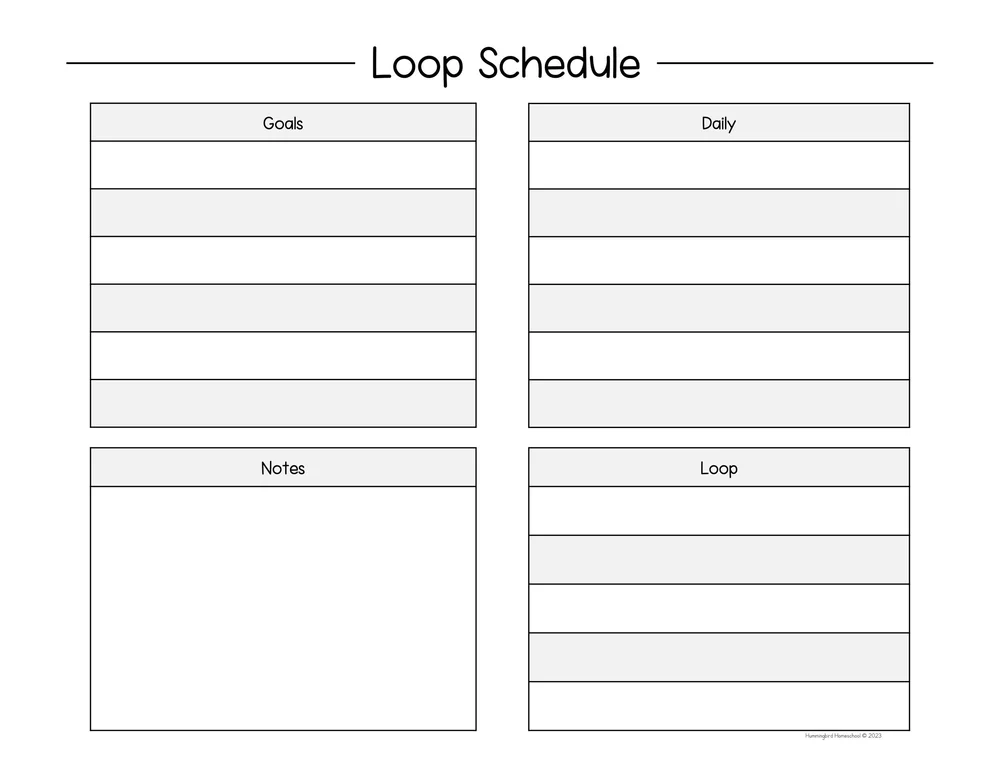 Creating the Best Homeschooling Schedules | Hummingbird Homeschool