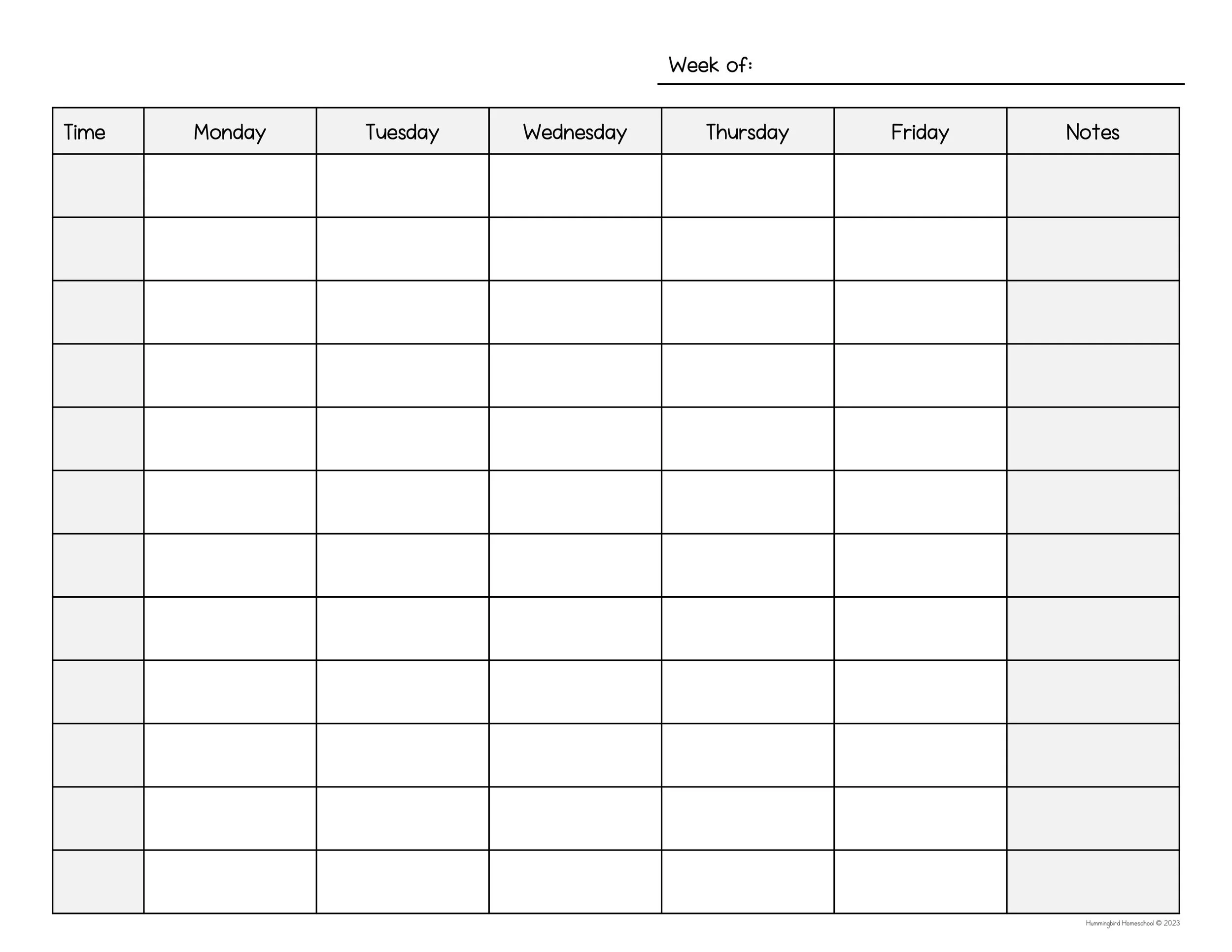 Creating the Best Homeschooling Schedules | Hummingbird Homeschool