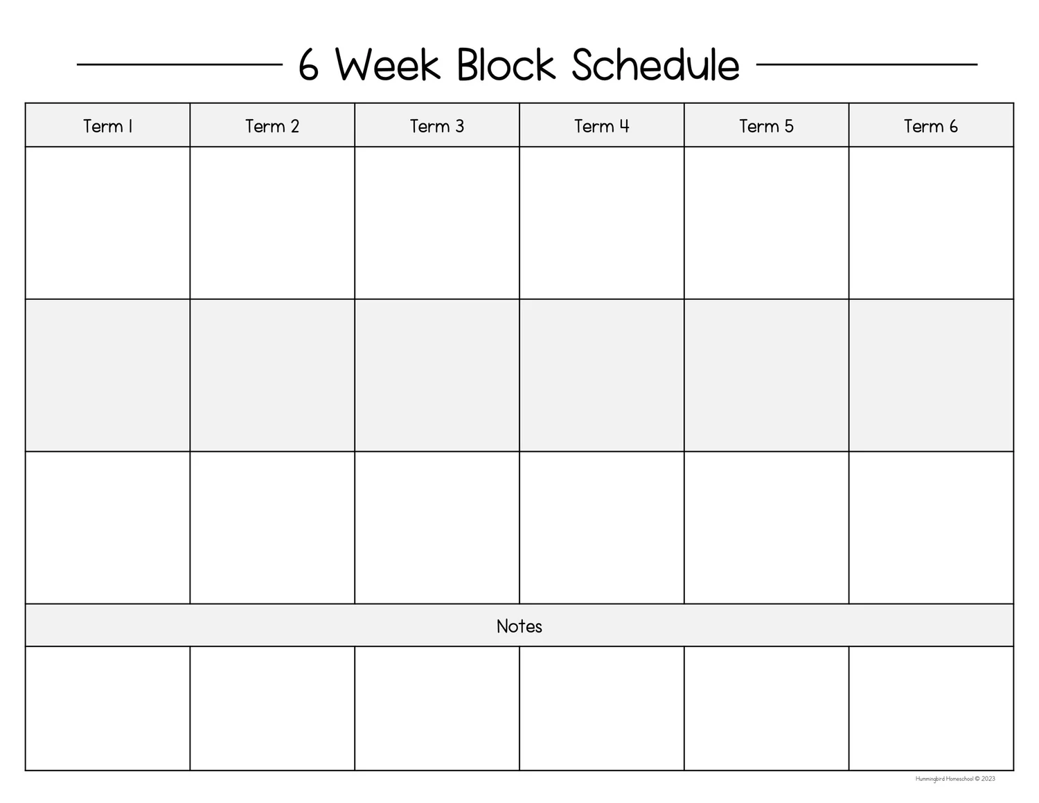 Creating the Best Homeschooling Schedules | Hummingbird Homeschool