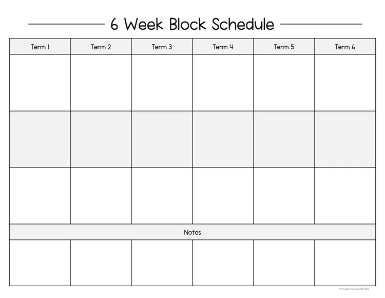 Creating the Best Homeschooling Schedules | Hummingbird Homeschool