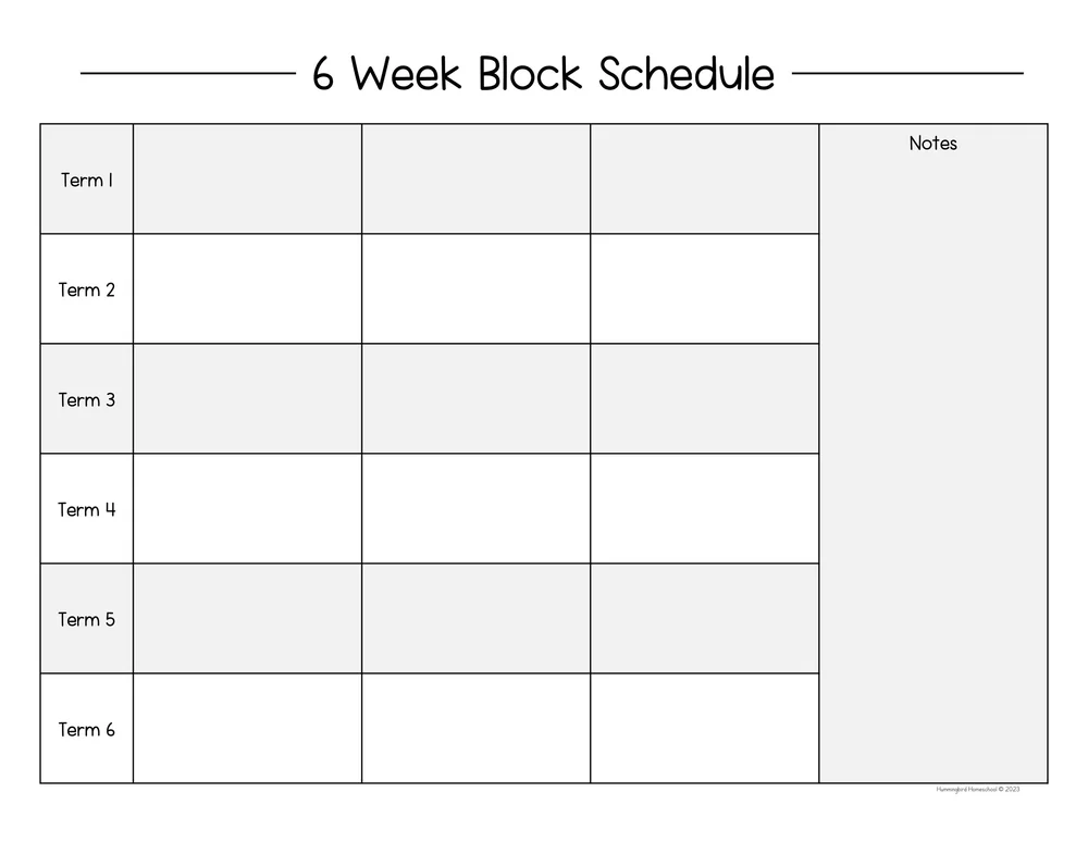 Creating the Best Homeschooling Schedules | Hummingbird Homeschool