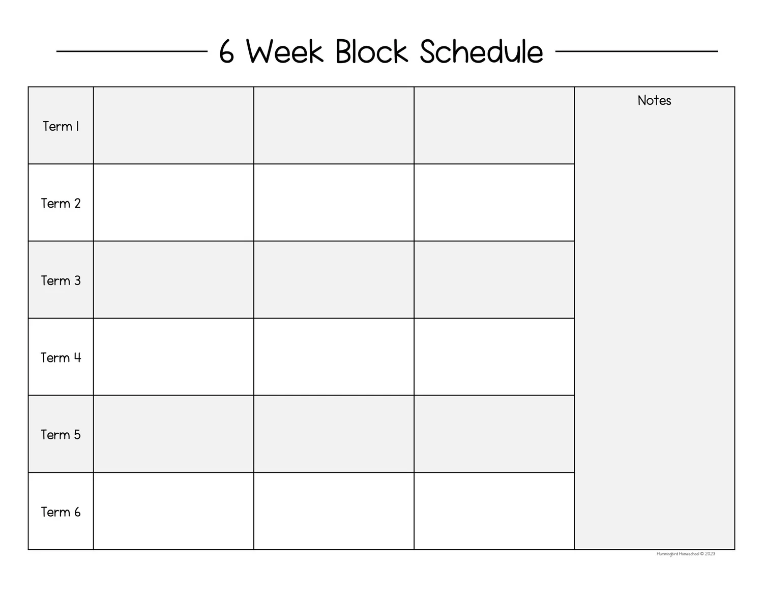 Creating the Best Homeschooling Schedules | Hummingbird Homeschool