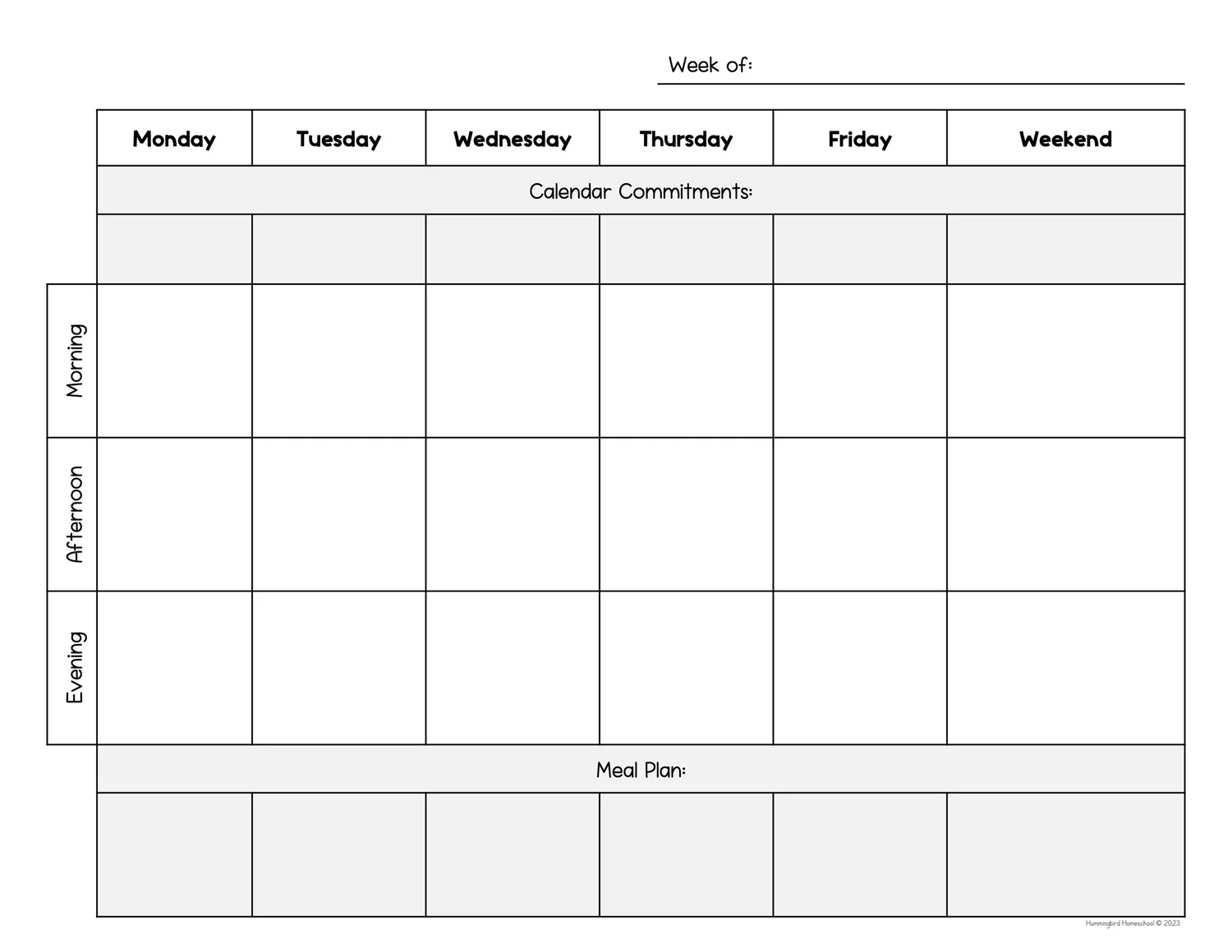 Creating the Best Homeschooling Schedules | Hummingbird Homeschool