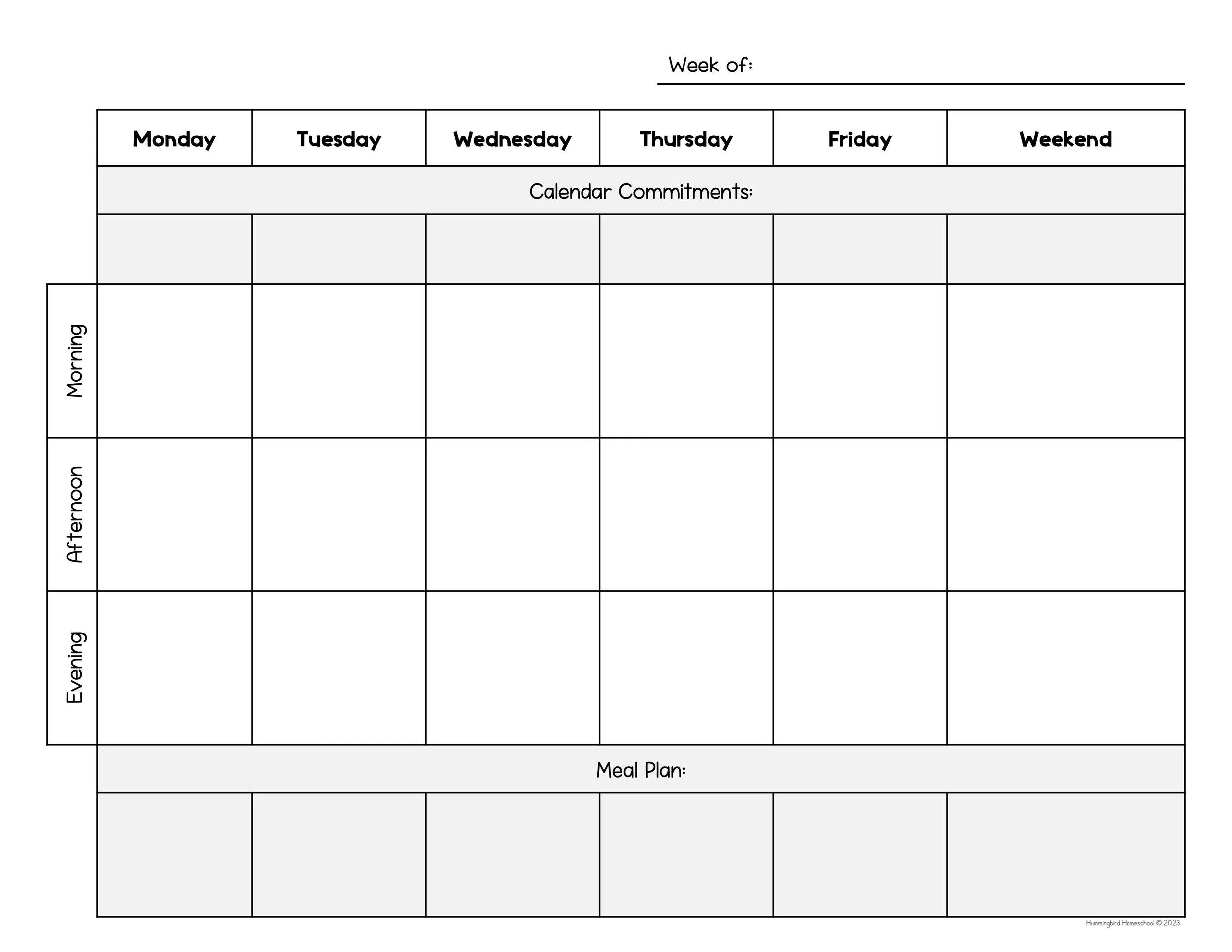 Creating the Best Homeschooling Schedules | Hummingbird Homeschool
