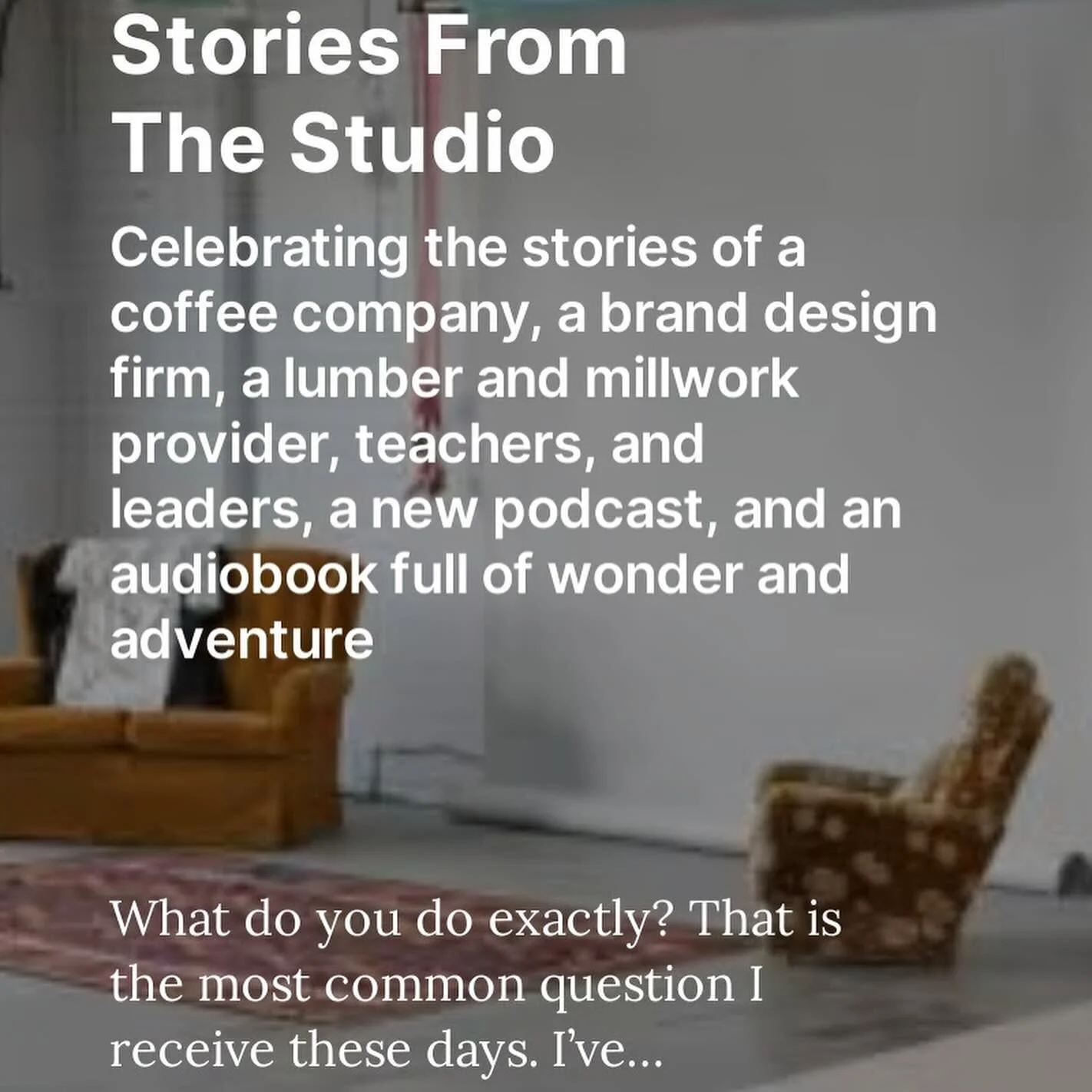 Kent | Studio: A consulting firm for creative individuals and companies