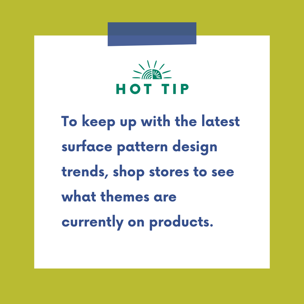 Using Trends to Make Marketable Pattern Designs — Elizabeth Silver Surface Pattern Design