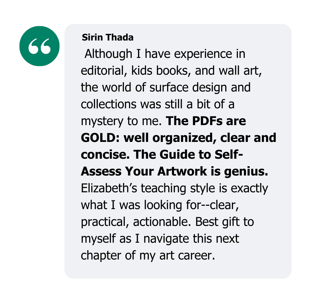 Successful Licensing Collections — Elizabeth Silver Surface Pattern Design