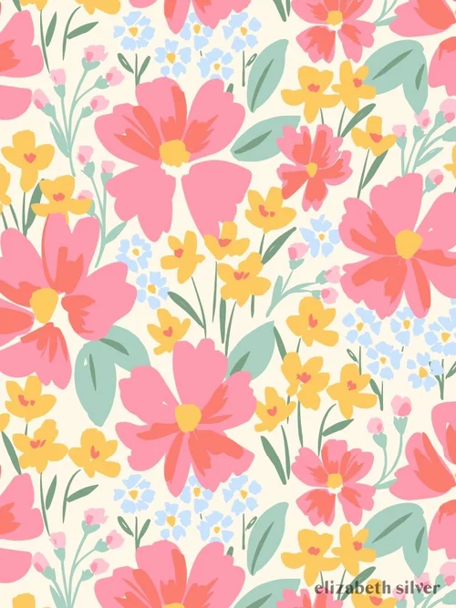 Pattern Design for Products — Elizabeth Silver Surface Pattern Design