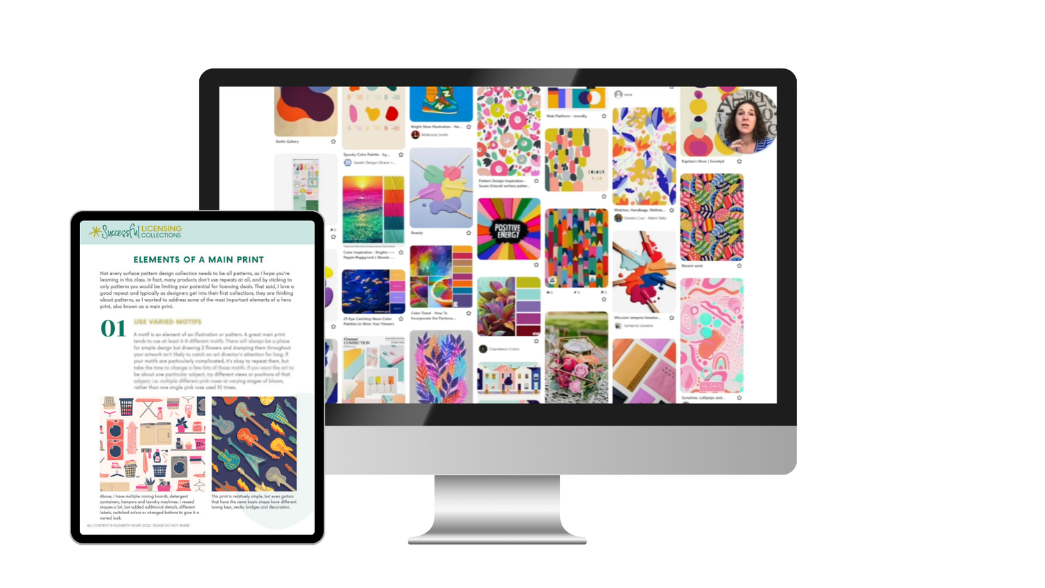 Successful Licensing Collections — Elizabeth Silver Surface Pattern Design