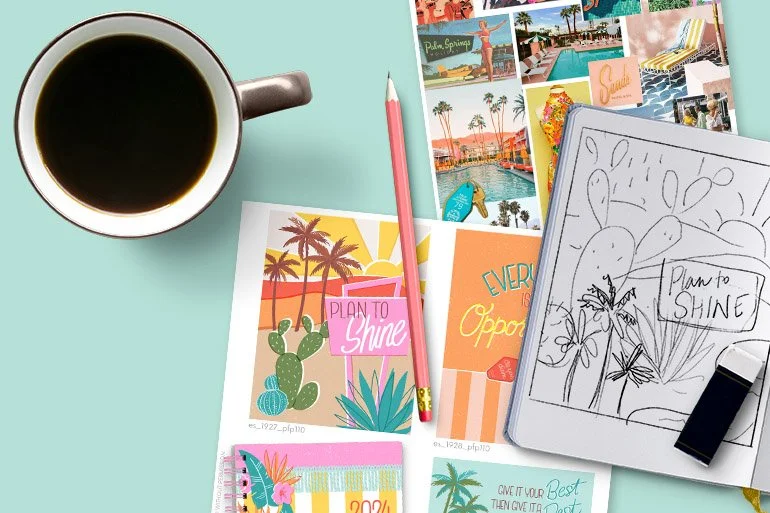 Successful Licensing Collections — Elizabeth Silver Surface Pattern Design