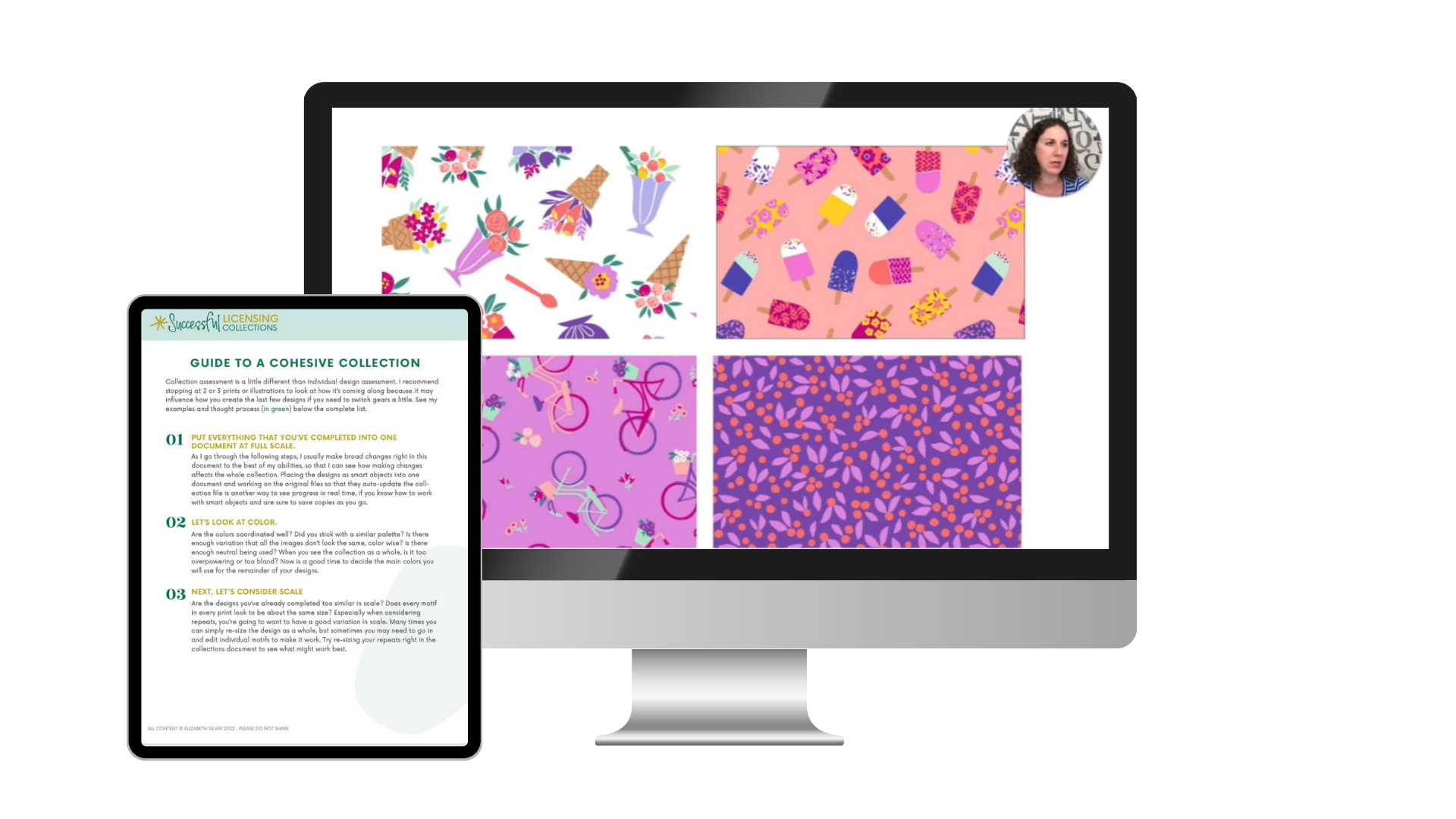 Successful Licensing Collections — Elizabeth Silver Surface Pattern Design