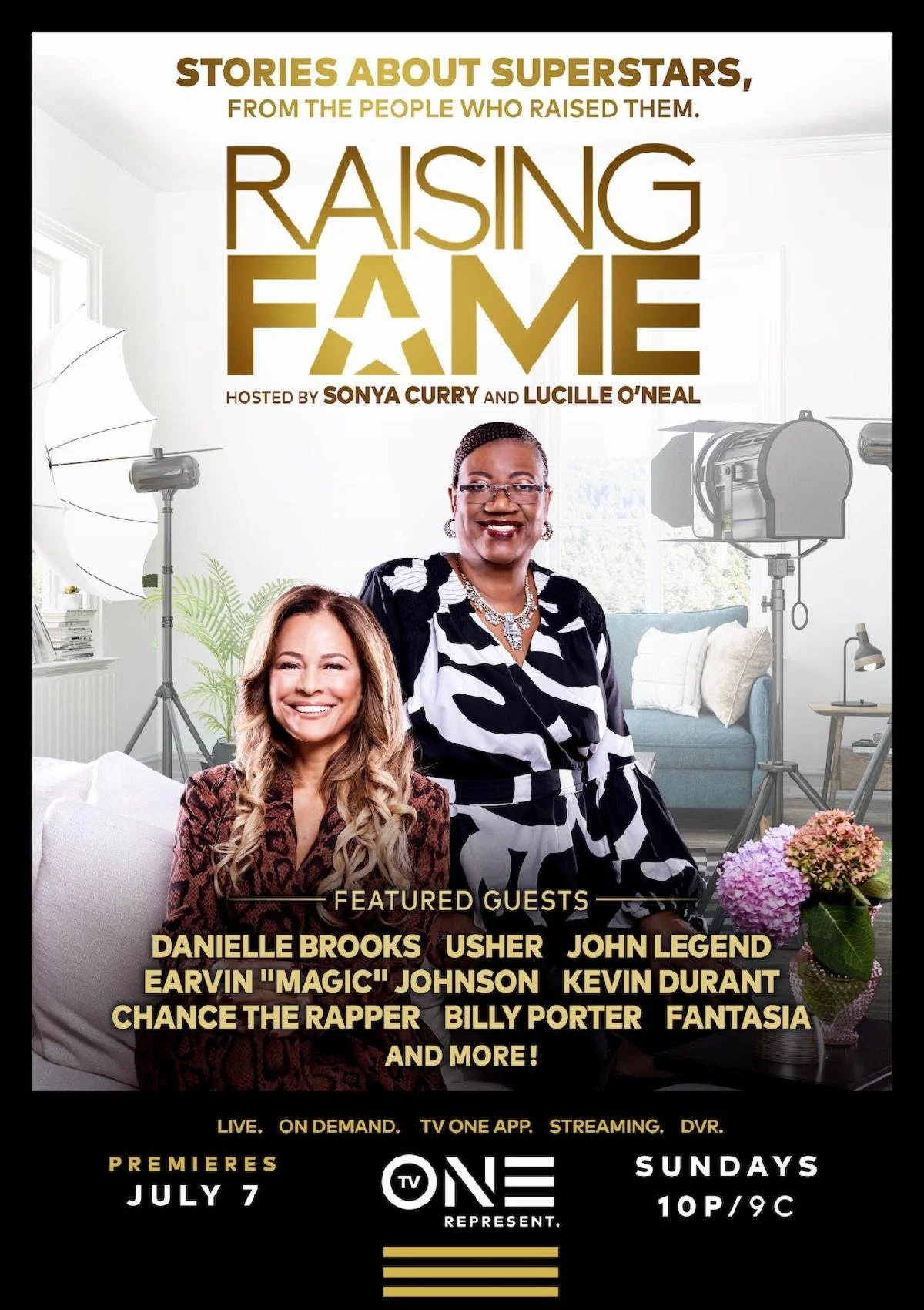 "RAISING FAME" HOSTED BY CELEBRITY MOMS SONYA CURRY AND LUCILLE O’NEAL ...
