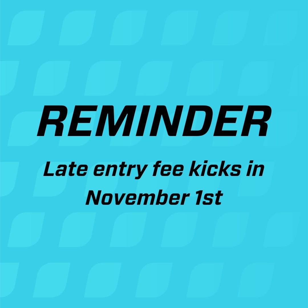 Late Entry Fee Reminder — Lake Taupo Cycle Challenge
