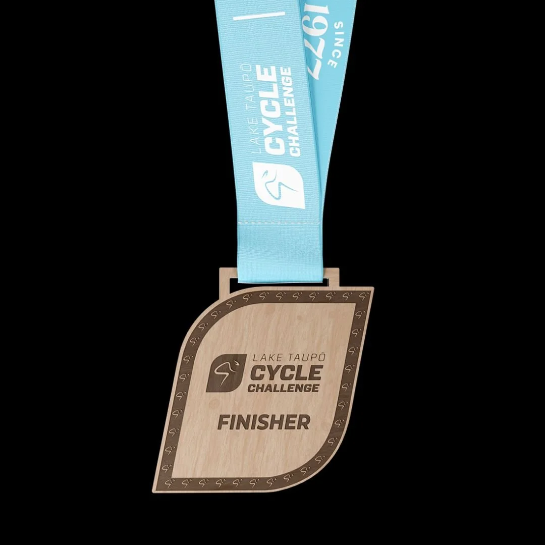 Medals 🏅 for everyone — Lake Taupo Cycle Challenge