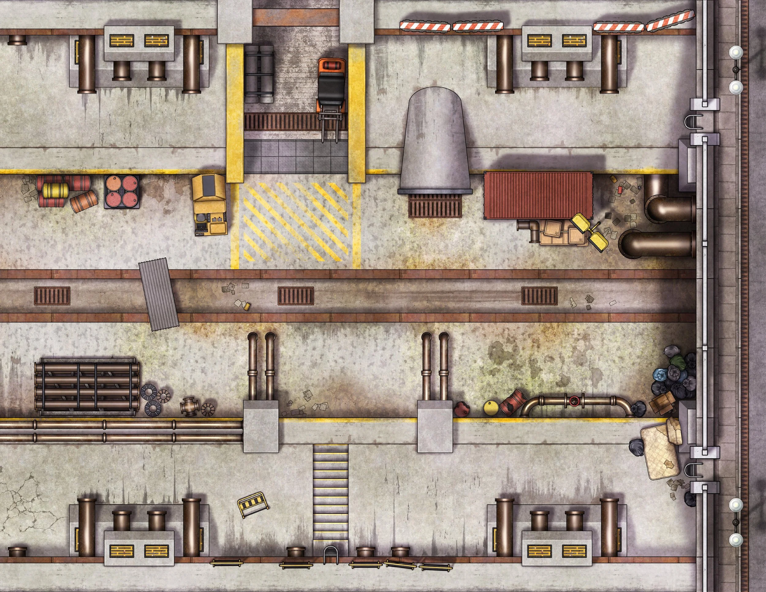 Free Modern City Streets TTRPG Battlemaps — Tom Cartos